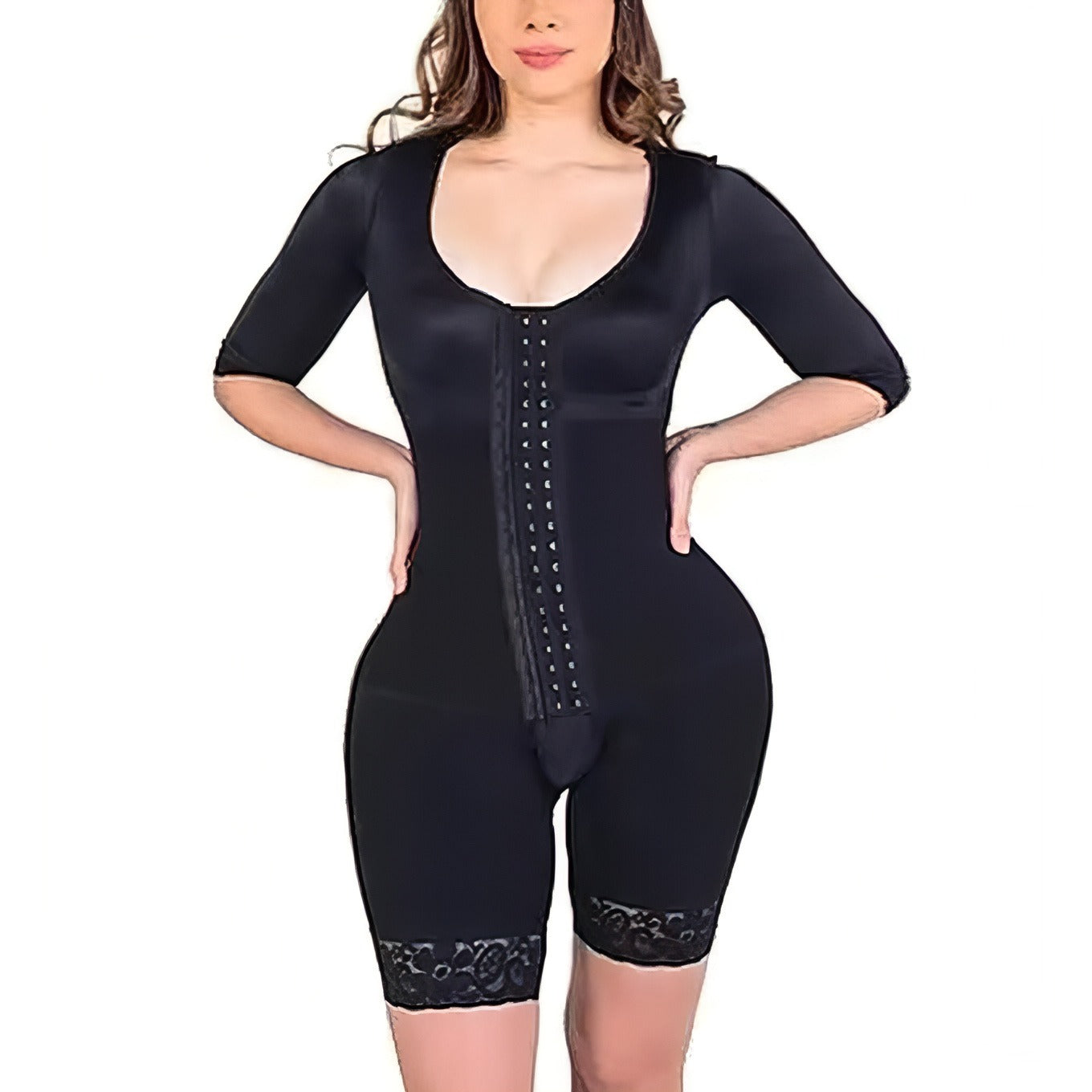 Faja Moldeadora Abdominoplastia con Mangas – Alta Compresión Postopera ...