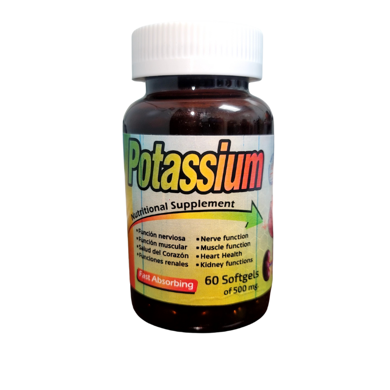 Potassium Max | Suplemento de Potasio en Cápsulas para Equilibrio y ...